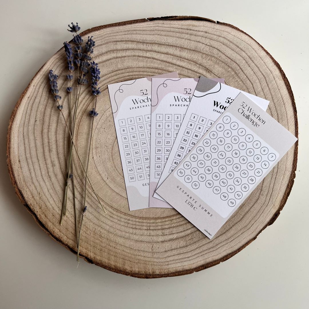 52 Wochen Sparchallenge - Print Version – labudget