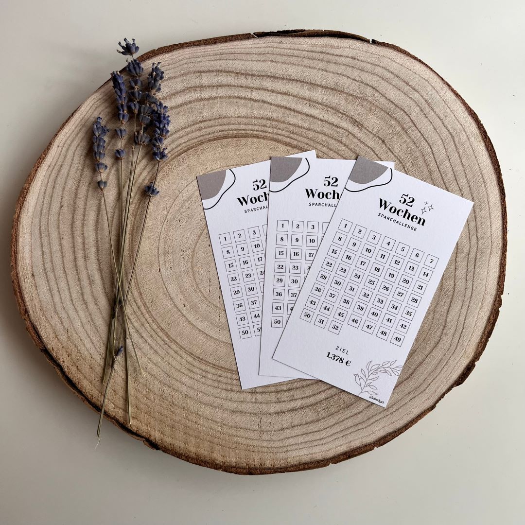 52 Wochen Sparchallenge - Print Version – labudget